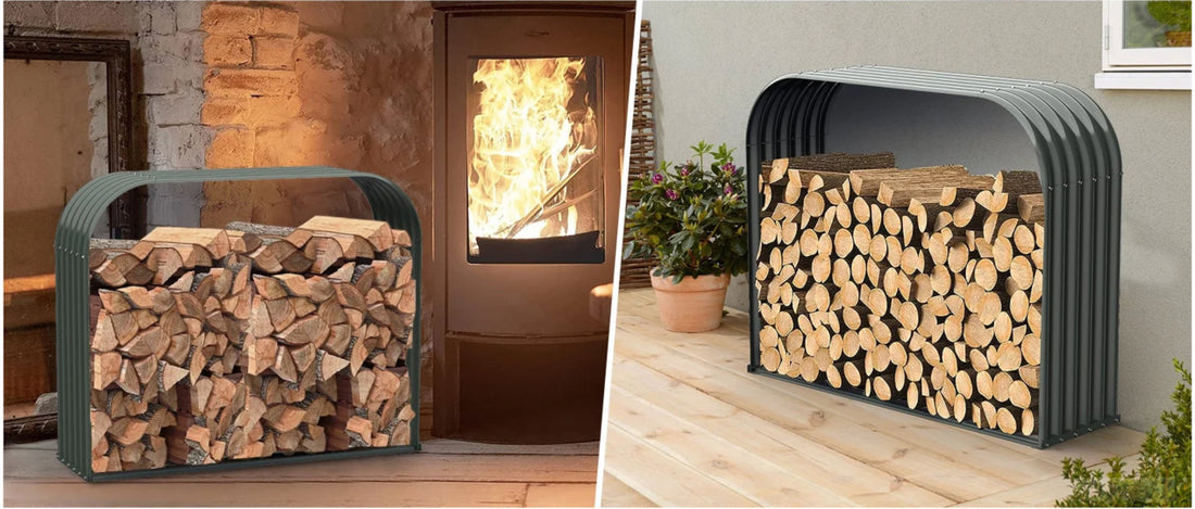 Sturdy Firewood Log Racks | Outdoor Storage Solutions